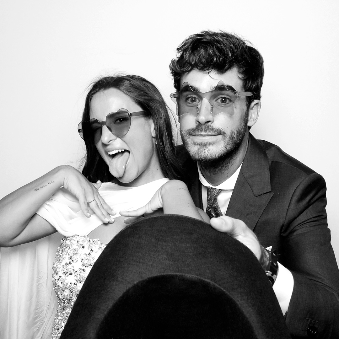 El fotomatón de la boda de Marta Pombo y Luis Zamalloa